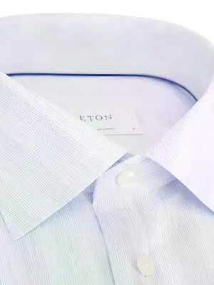 Eton Stripe-pattern Shirt - Blue