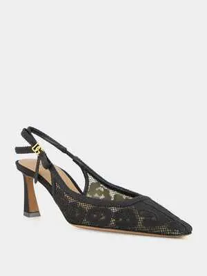 Dolce & Gabbana Lace Slingback Pumps