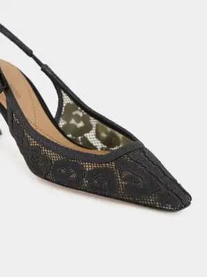 Dolce & Gabbana Lace Slingback Pumps