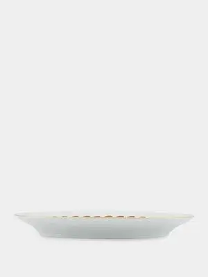 GINORI 1735 Neptune Dolphin Platter - White