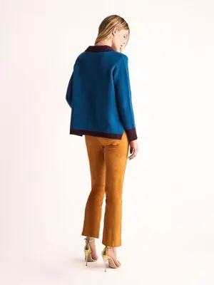 PAULA Oyester Flower Merino Wool Jumper - Multicolour