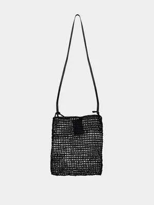 Dragon Diffusion Knit Hobo Leather Tote