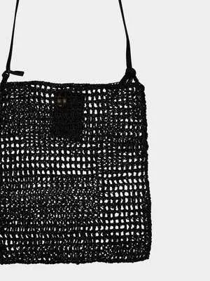 Dragon Diffusion Knit Hobo Leather Tote