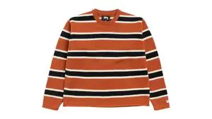 StÜssy Striped Wool Sweater - Umber