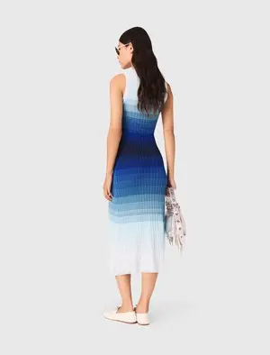 Maje Ombré Knit Maxi Dress