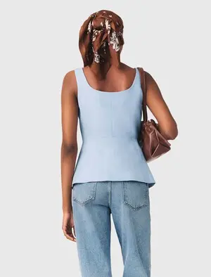 Maje Tailored Long Vest