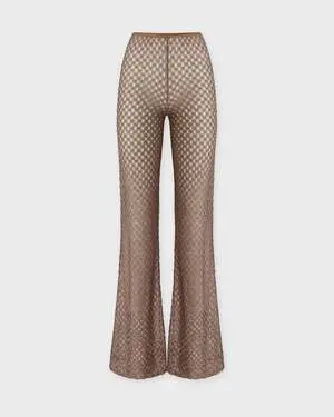 Missoni Trousers Cover Up - Brown