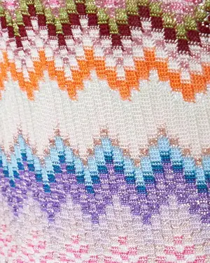 Missoni Lamé Pixel Zigzag One-piece Swimsuit - Multicolor