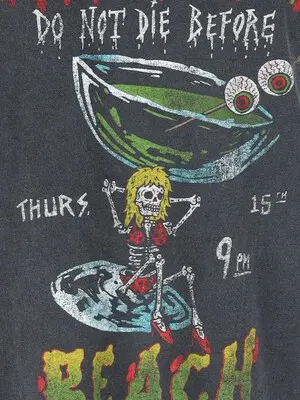 GALLERY DEPT. T-shirt "skeleton Beach - Black
