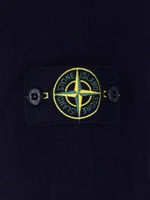 Stone Island Cotton "compass" Sweater - Blue
