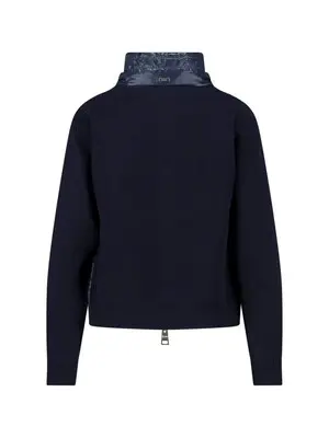 Herno Knitted And Nylon Puffer