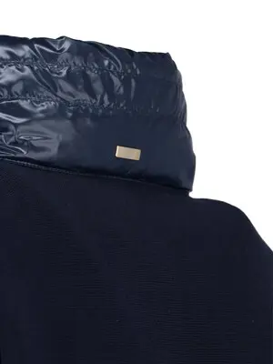 Herno Knitted And Nylon Puffer
