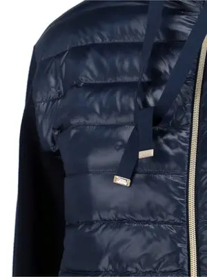 Herno Knitted And Nylon Puffer