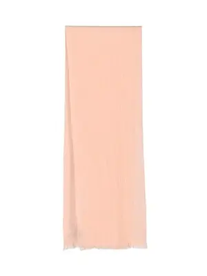 Loro Piana Silk And Linen Scarf - Orange