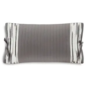 Natori Hanae Oblong Decorative Pillow, 12 X 20 - Gray