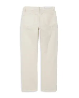 RE/DONE Mid Rise Blondie Straight Crop Jeans - Crema