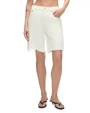 Re/done Distressed Shorts For Women