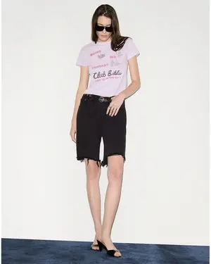 RE/DONE 90s Comfy Mid-rise Denim Shorts - Washed Black