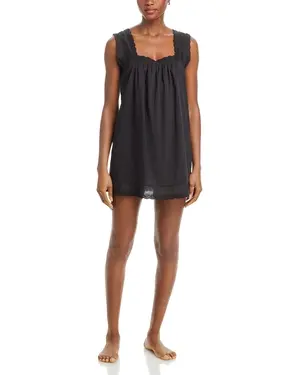 The Great. The Eyelet Mini Tank Dress
