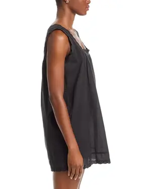 The Great. The Eyelet Mini Tank Dress