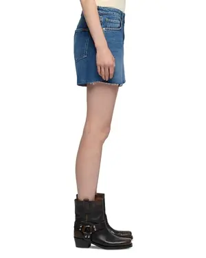 7 For All Mankind Monroe Long Denim Shorts