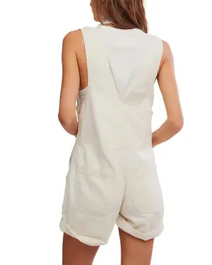 Free People Jude Shortall Jumpsuit - Ecru