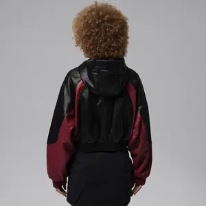 JORDAN Flight Faux Leather Jacket