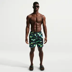 Nike Swim Breaker 7" Brief-lined Volley Short - Yellow