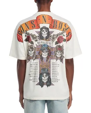 REPRESENT Guns N' Roses Tour Graphic T-shirt - Flat White