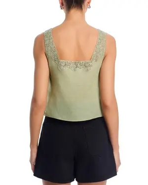 FRAME The Embroidered Tank Top