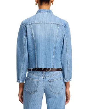 L'Agence Janelle Slim Raw Jacket - Carmel
