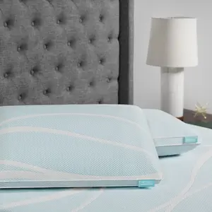 TEMPUR-PEDIC Breeze Prohi Medium Memory Foam Pillow, Queen
