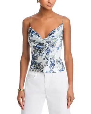 Spaghetti Strap Silk Camisole