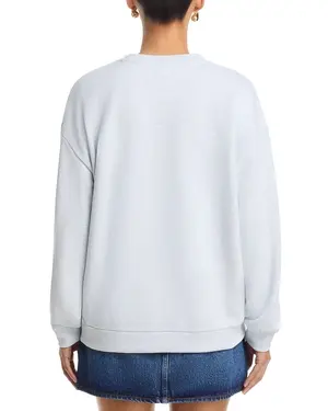 Vintage Havana Appliqued Crewneck Sweatshirt - Ash Grey