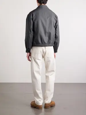 Visvim Kluane Logo-embroidered Blouson Jacket - Gray