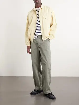 REMI RELIEF Straight-leg Cotton Trousers