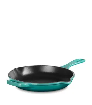 LE CREUSET Cast Iron Skillet - Blue