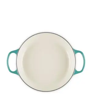 LE CREUSET Cast Iron Shallow Casserole Dish - Blue