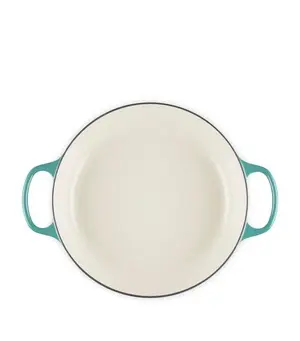 LE CREUSET Cast Iron Shallow Casserole Dish - Blue