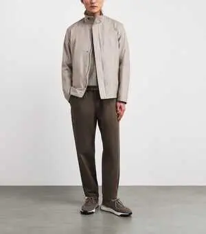 Herno Linen-wool-silk Jacket - Beige