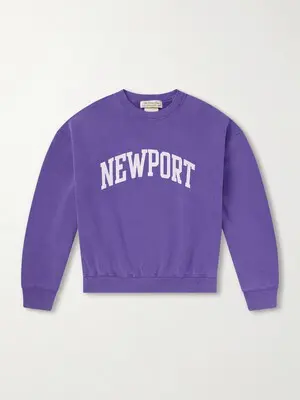 REMI RELIEF Printed Cotton-jersey Sweatshirt