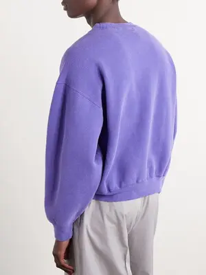 REMI RELIEF Printed Cotton-jersey Sweatshirt
