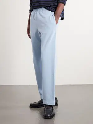 REMI RELIEF Straight-leg Cotton-jersey Sweatpants