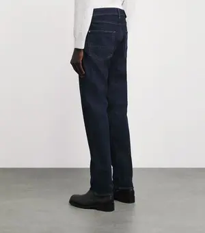 Stone Island Stretch Denim-rinsed Slim Jeans - Blue