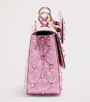 Valentino Garavani Rockstud Spike Shoulder Bag - Pink