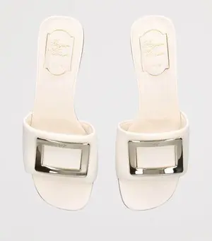 ROGER VIVIER Leather Belle Vivier Mules