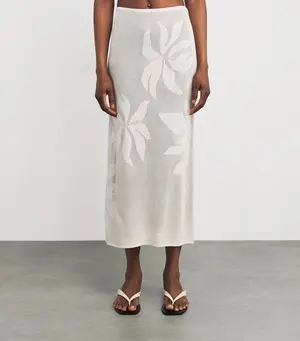 SIR. Knitted Solange Midi Skirt