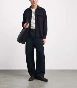 Barena Venezia Cashmere Overshirt - Navy