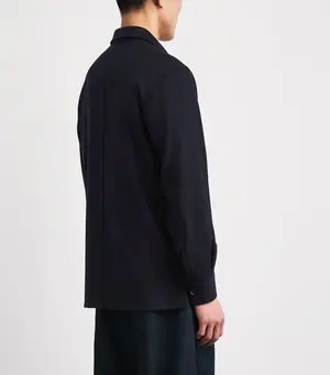 Barena Venezia Cashmere Overshirt - Navy