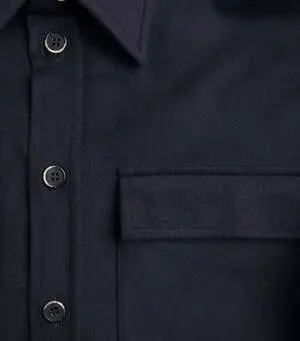 Barena Venezia Cashmere Overshirt - Navy